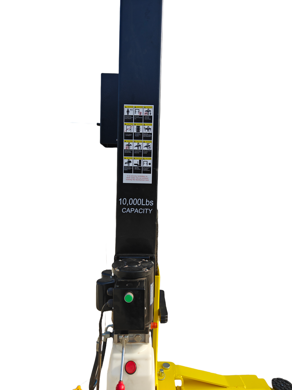 HALO LIFTS Clear Floor 2 Post Car Lift - 10,000 LBS Capacity