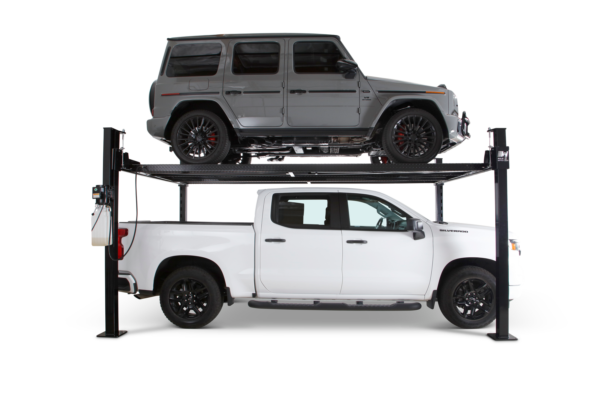 HALO LIFTS PRO XL 4 Post Car Lift - 10,000 LBS Capacity