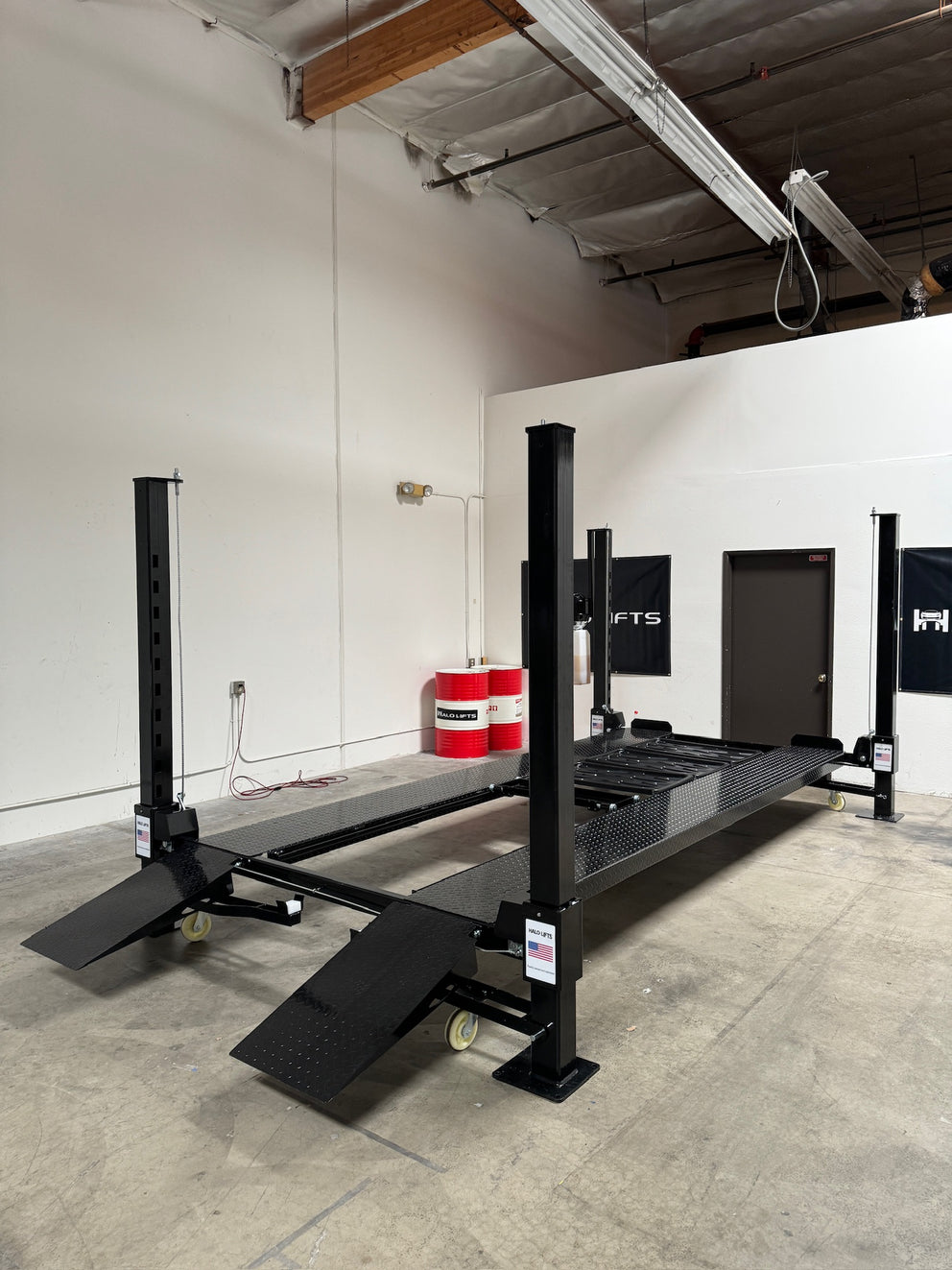 4 - Post Car Lifts – HALO LIFTS