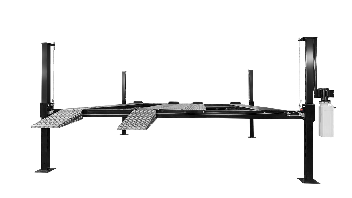 HALO LIFTS PRO Double Wide 4 Post Car Lift 9 000 LBS Capacity halo-lifts-pro-double-wide-4-post-car-lift-9-000-lbs-capacity